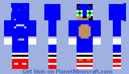 Sonic movie 2020 Minecraft Skin
