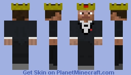 King Steve Tuxedo Minecraft Skin
