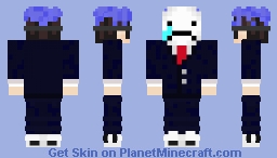 Sad Dream Suit Skin Minecraft Skin