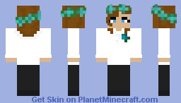 Blue roses Minecraft Skin