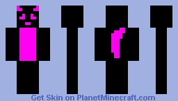 Sad Ender Fox Minecraft Skin