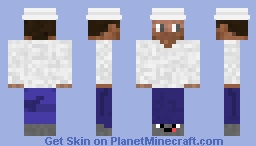 Steve With a top hat Minecraft Skin