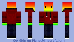 Rainbow Thing with hoodie Minecraft Skin