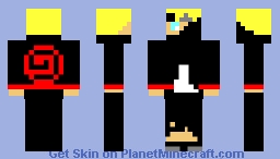 boruto custome finish Minecraft Skin