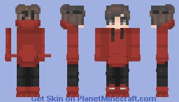 Red boy skin Minecraft Skin