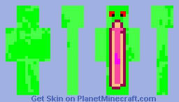 Mouth to the floor Minecraft Skin
