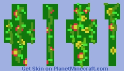 Prickly Flower Bush Minecraft Skin