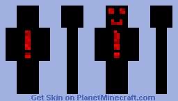 devil with exclamation mark Minecraft Skin