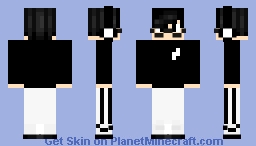 Black Sleeve Long Pant (Nerd Edition) Minecraft Skin