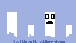 napstablook Minecraft Skin