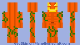 Pumpkin Man Minecraft Skin
