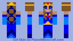 blue queen(first time) Minecraft Skin