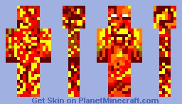 magma skin Minecraft Skin