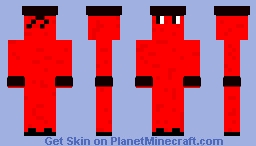red ninja Minecraft Skin