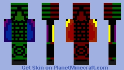 colours inverted Minecraft Skin