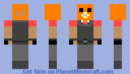 Pootis Head Heavy - TF2 Minecraft Skin