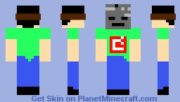 Masked Mojang Fan Minecraft Skin