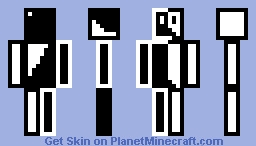 two color Minecraft Skin