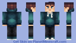 Cyan Boy (Requested by Roblox_Fan123) ~ AngelNT Minecraft Skin