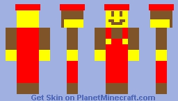 SMB1 Mario Minecraft Skin