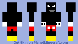 Mickey mouse Minecraft Skin