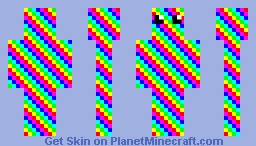 Rainbow Guy Minecraft Skin