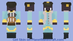 dark one in uniform Minecraft Skin