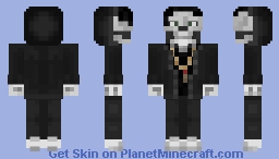 Nothing Nowhere Skully Minecraft Skin
