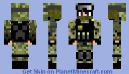 Soldier Skin For Steve Minecraft Skin