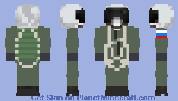 Russian jet pilot Minecraft Skin