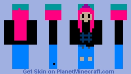 Ripped Jeans Girl Minecraft Skin