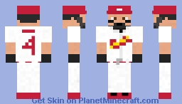 Yadier Molina Minecraft Skin