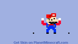 Demented mario Minecraft Skin