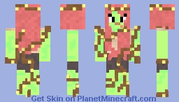 Jungle girl. Minecraft Skin
