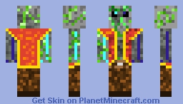 Overgrown powered golem Minecraft Skin