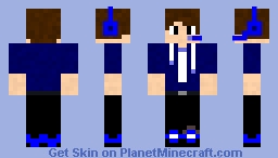 BLUE GAMING @ Minecraft Skin