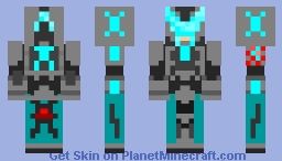 Cyber knight hunter Minecraft Skin