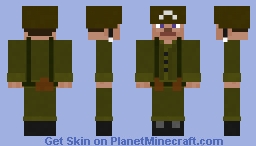 Soldier Steve Minecraft Skin
