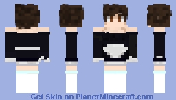 guy in maid uniform Minecraft Skin