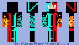 FIRE+WATER SKIN Minecraft Skin