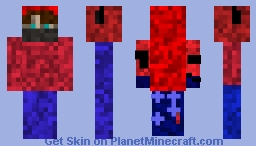 hood red /blue Minecraft Skin