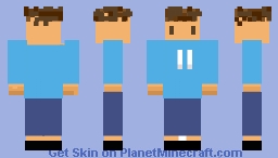 blue jacket Minecraft Skin