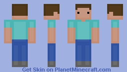 Simplistic Steve Minecraft Skin