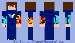 fire + water skin #2 Minecraft Skin