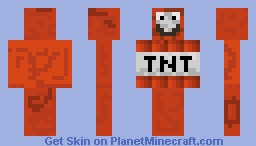 TNT MAN Minecraft Skin