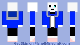 Sans The Skeleton Minecraft Skin