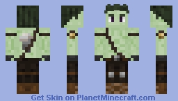 Steampunk Green Guard Traveler Minecraft Skin
