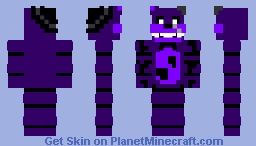 Shadow Freddy Minecraft Skin
