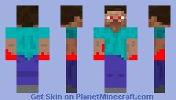 evil steve Minecraft Skin