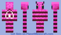 Pink Female Bee Minecraft Skin
